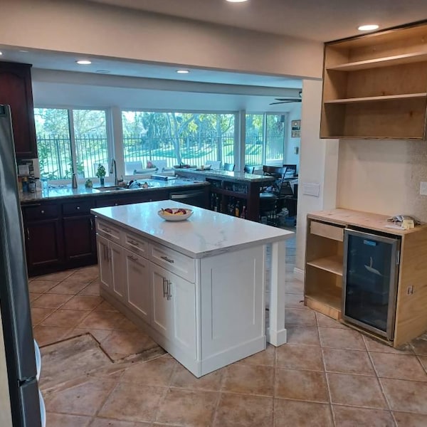 48 White Kitchen Island Ship 3 Days W/o Top - Etsy