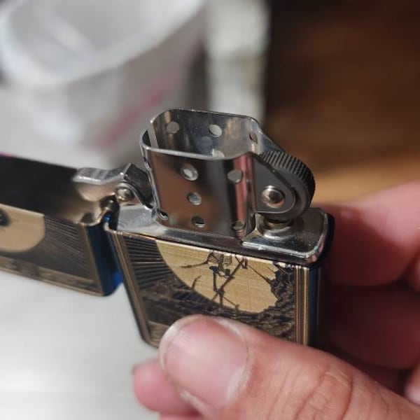 Hypnotic Spiral Lighter, Engraved Lighter, Refillable Metal Lighter ...