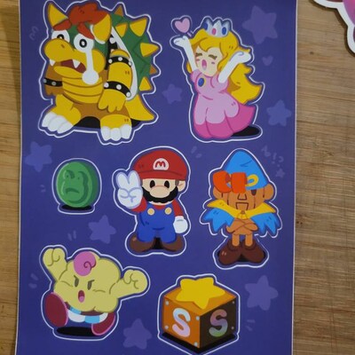 FF6 Character Sprites Vinyl Sticker Sheet - Etsy