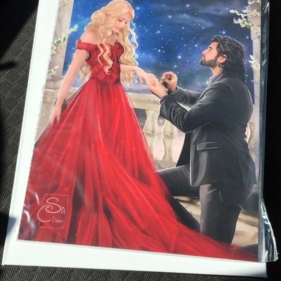 Floriane and Ruvan Officially Licensed Premium Print Inspired by A Duel ...