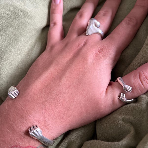 The Original Hug Ring. Handmade in London From Recycled Sterling Silver ...