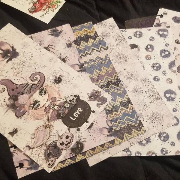 Halloween Planner Divider Set. Comes With Dashboard + 6 Tabbed Dividers ...