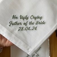 Customised Cotton Napkins, Wedding Embroidered Napkins, Monogrammed ...