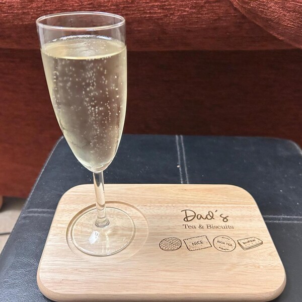 3x Personalised Wooden Parcel Tags. Laser Engraved Retro Style Name ...