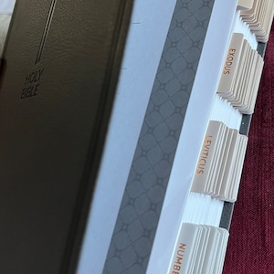 Bible Tabs Neutral Copper Matte-coated Sticker Tabs Bible Tabs for Men ...