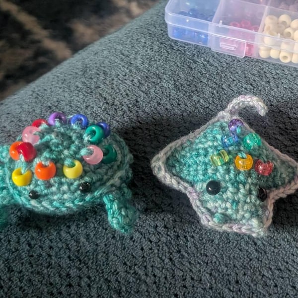 Beaded Fidget Crab Crochet Pattern | Crochet Fidget Toy | Fidget ...