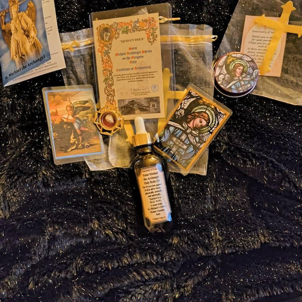 Our Lady of the Immaculate Conception Holy Relic Oil and Prayer Card ...