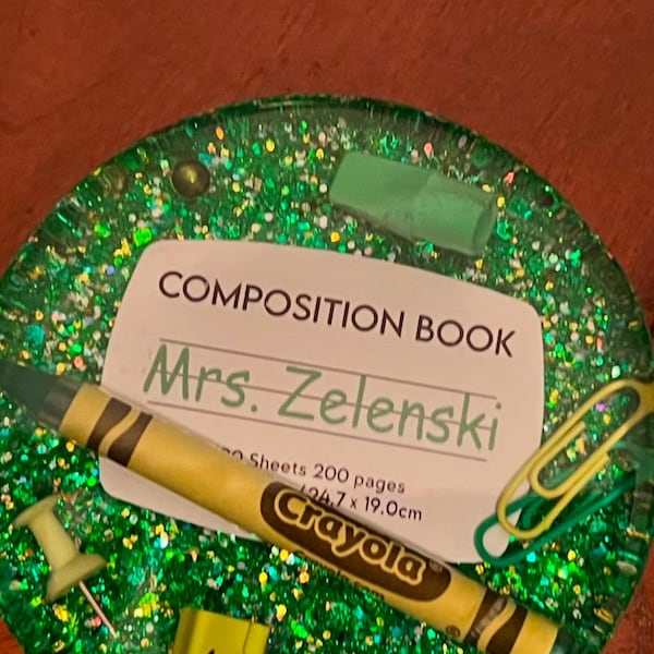 Personalized Teacher Name Sign, Teacher Welcome Sign, 2 Layer Door Sign ...