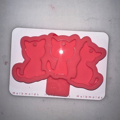 Credit Card Puller Mold Keychain Card Extractor Silicone Resin Mold ...