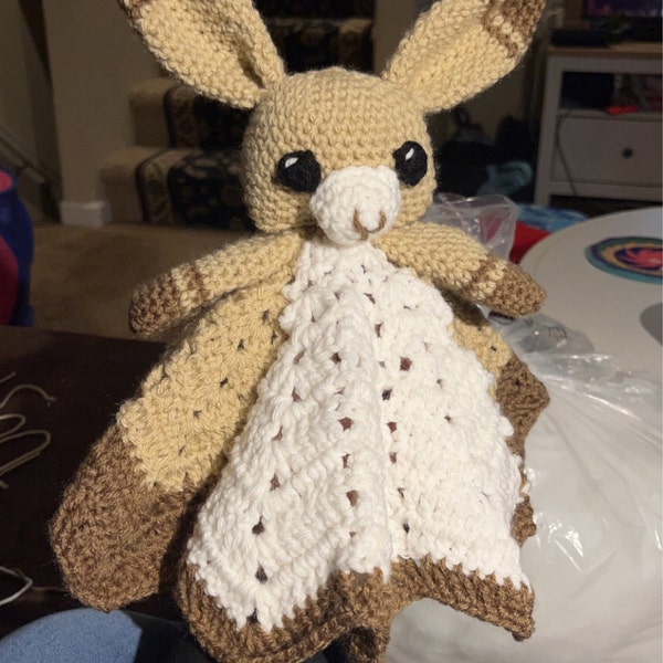 Barley the Rabbit Lovey Crochet Pattern - PDF Instant Download - Etsy