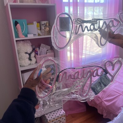 Custom Name Neon Sign for Kids, Neon Sign Bedroom Neon Sign Custom Neon ...