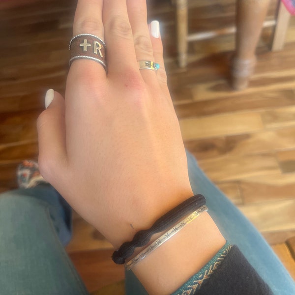 Barbed Wire Silver Bangle Bracelet - Country & Western Style - Etsy