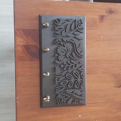 Wooden Key Holder for Wall, Personalized Entryway Organizer With Hooks ...