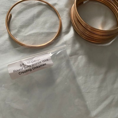 Round Solid Bronze Wire 100% Guarantee 4, 6, 8, 10, 12, 14, 16, 18, 20 ...