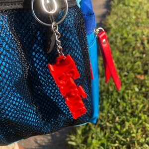 Personalized Custom Name Tag Keychain Keyring Zipper Pull - Etsy