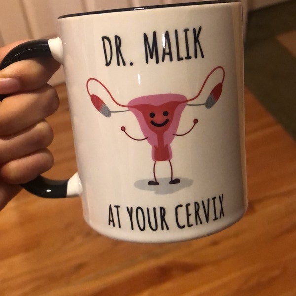 Funny Obgyn Mug Personalized Obgyn Coffee Cup Dr Custom Name At Your