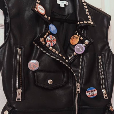 Spider Punk Pin Back Button Sets - Etsy