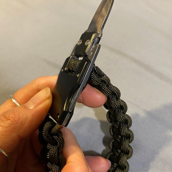 Paracord Monkey Fist Hand Braided Monkey Fist Keychain, Braided ...