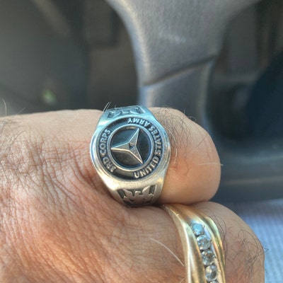 101st Airborne Division Insignia Ring Screaming Eagles Airborne Ring US ...