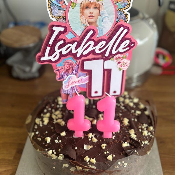 Olivia Rodrigo Themed Birthday Cake Topper Set! - Etsy UK