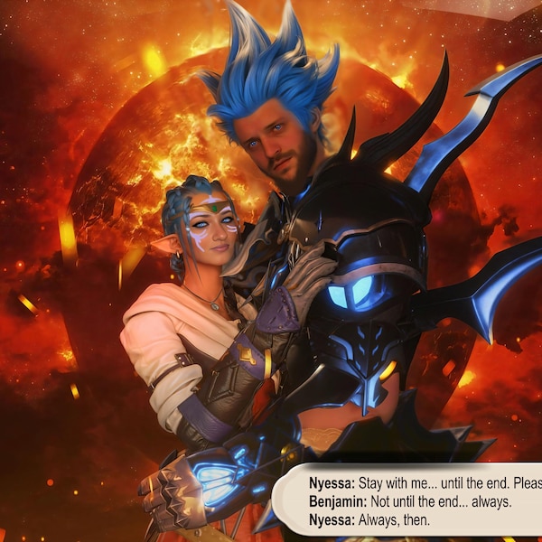 Final Fantasy XIV Static Portrait Commission - Etsy