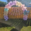 On Cloud Wine Balloon Banner Birthday Party for Her Balloon Letters ...