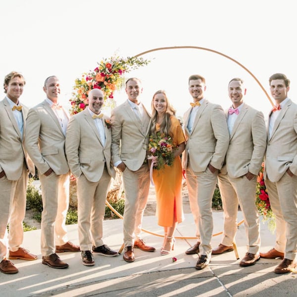 Wildflower Tie Watercolour Floral Neck Tie for Spring Wedding Wild ...