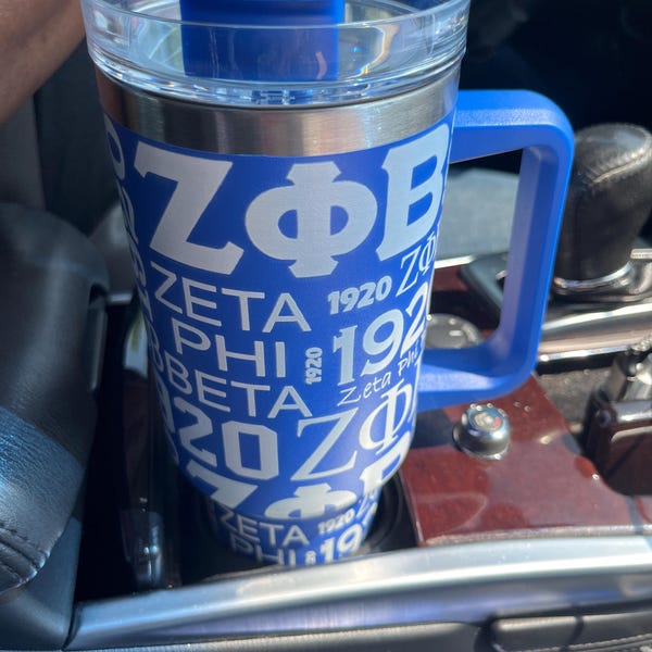 Zeta Phi Beta Split Design Embroidered Letters. Sale Price Ends Sunday ...