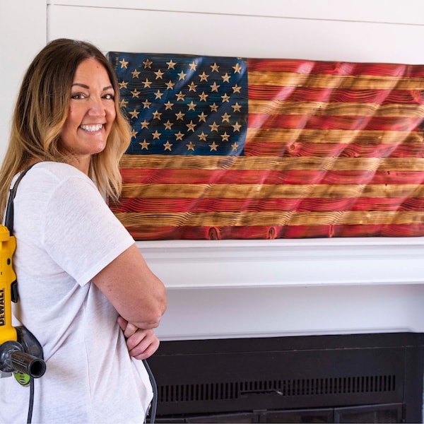 American Flag USA - CNC Digital File - Vcarve - Aspire - Cricut ...