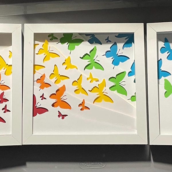 Mountain Landscape Shadow Box SVG Template, 3D SVG Shadowbox, DIY Cabin ...