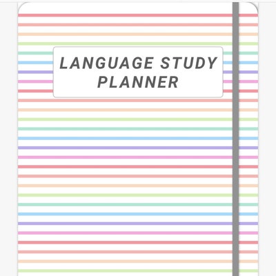 Language Learning Planner Self Study Foreign Languages Printable Pack ...