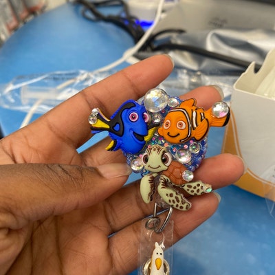 Finding Nemo Themed Badge Reel - Etsy