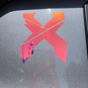 X EDM DJ Car Decal-vinyl Decal Sticker - Etsy