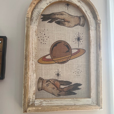 White Rabbit Wall Art 14 X 22 Arch Window - Etsy