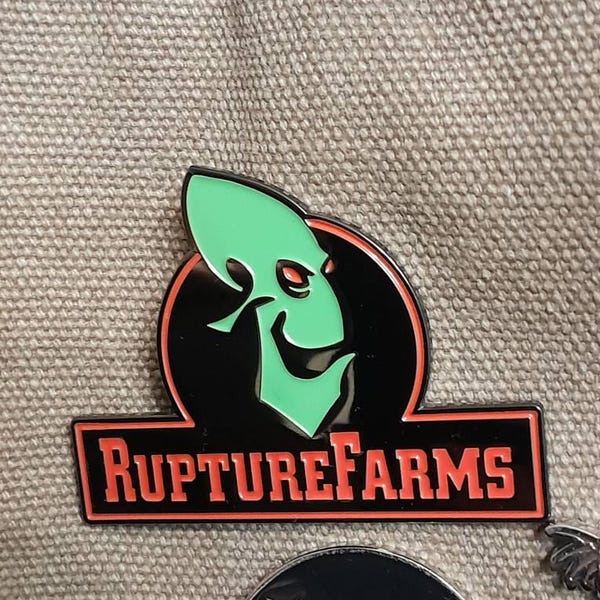 ODDWORLD: ABE'S ODDYSEE - Rupture Farms Logo Enamel Metal Pin Badge - Etsy