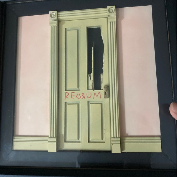 The Shining - Redrum Door | Framed Shadow Box - Etsy