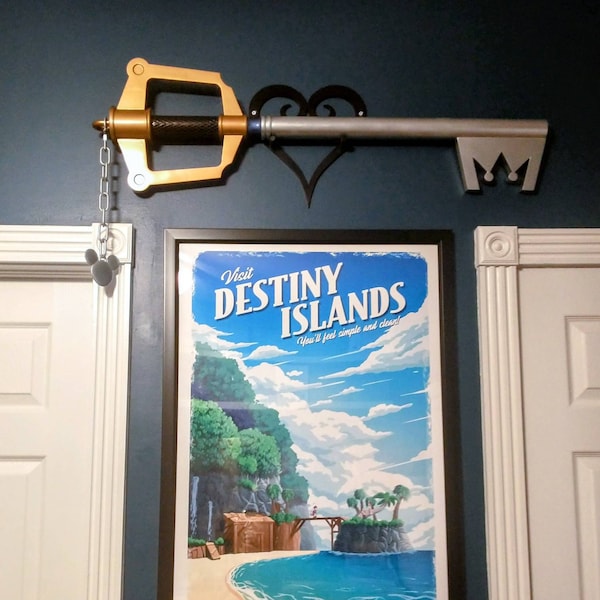Keyblade Heart Mount - Etsy