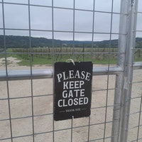 Please Leave Door Open Thank You Sign Indoor or Outdoor Metal Wall Art ...