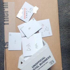 Mini Mail Tub Tote for Small Items - Etsy