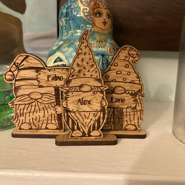 Christmas Personalised Gonk Decorations Place Names - Etsy