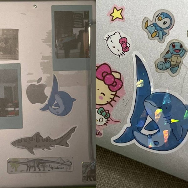 Narwhal Sticker Set, Cute Narwhal, Cute Stickers, Kawaii Stickers ...