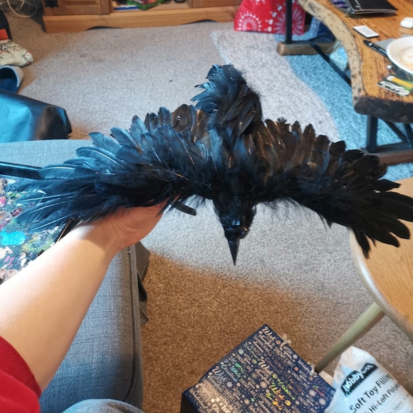 Crow - Make Your Own Low Poly Bird on Fly, Geometric Bird, Paper ...