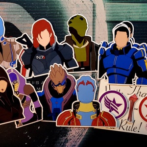 Mass Effect Stickers - Etsy