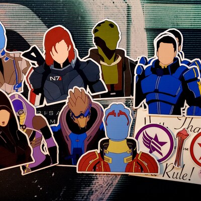 Mass Effect Stickers - Etsy