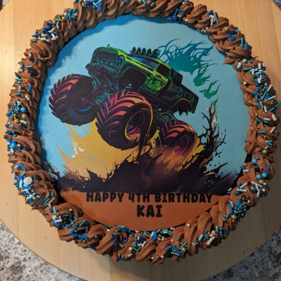 Fern Leaf Greenery Edible Icing Cake Wrap Topper - Etsy