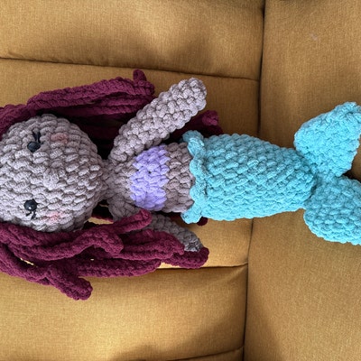 The Original Merbabies Amigurumi Pattern, Crochet Merbaby Plushie ...