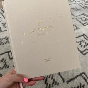 My Pregnancy Journal, Expectant Mother Gift, Pregnancy Planner Pearl ...