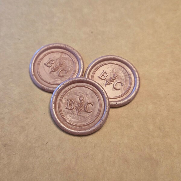 Custom Wax Seal Logo Stickers,40 Logo Series Designs,handmade Self ...