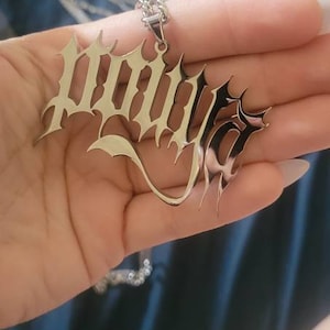 Lil Peep Hellboy Necklace Polished Stainless Steel Pendant Choice of ...