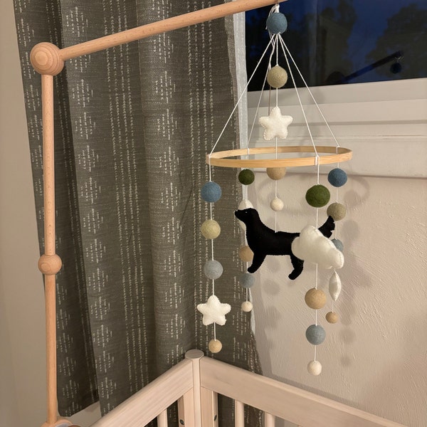 Horse Mobile Felt, Horse Baby Mobile for Neutral Nursery, Horse Crib ...